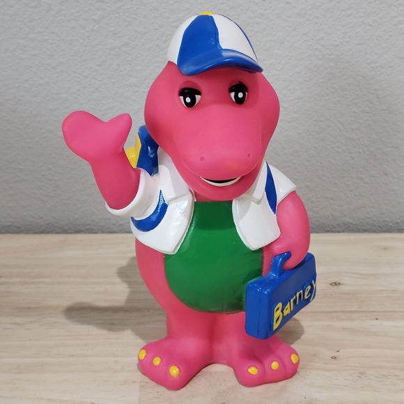 Toys | Vintage Barney The Purple Dinosaur Coin Bank 199s Character Toy ...